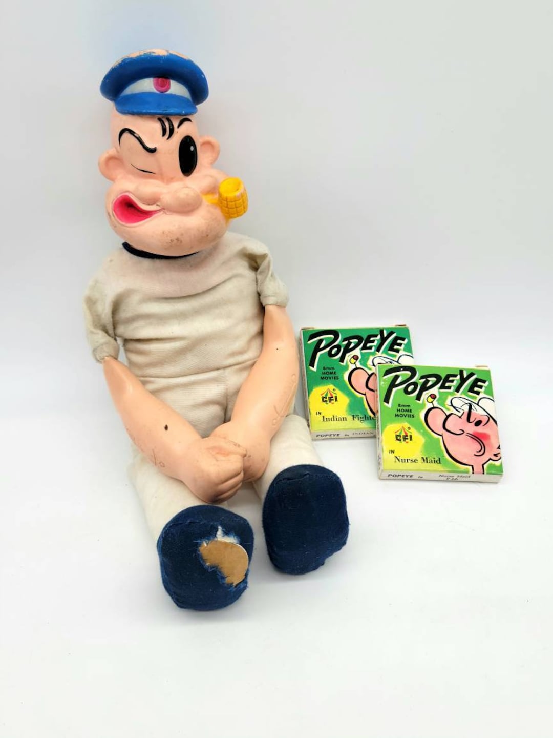 Carnival Films Popeye 8mm Home Movie, Nurse Maid, Indian Fighter & Doll ...