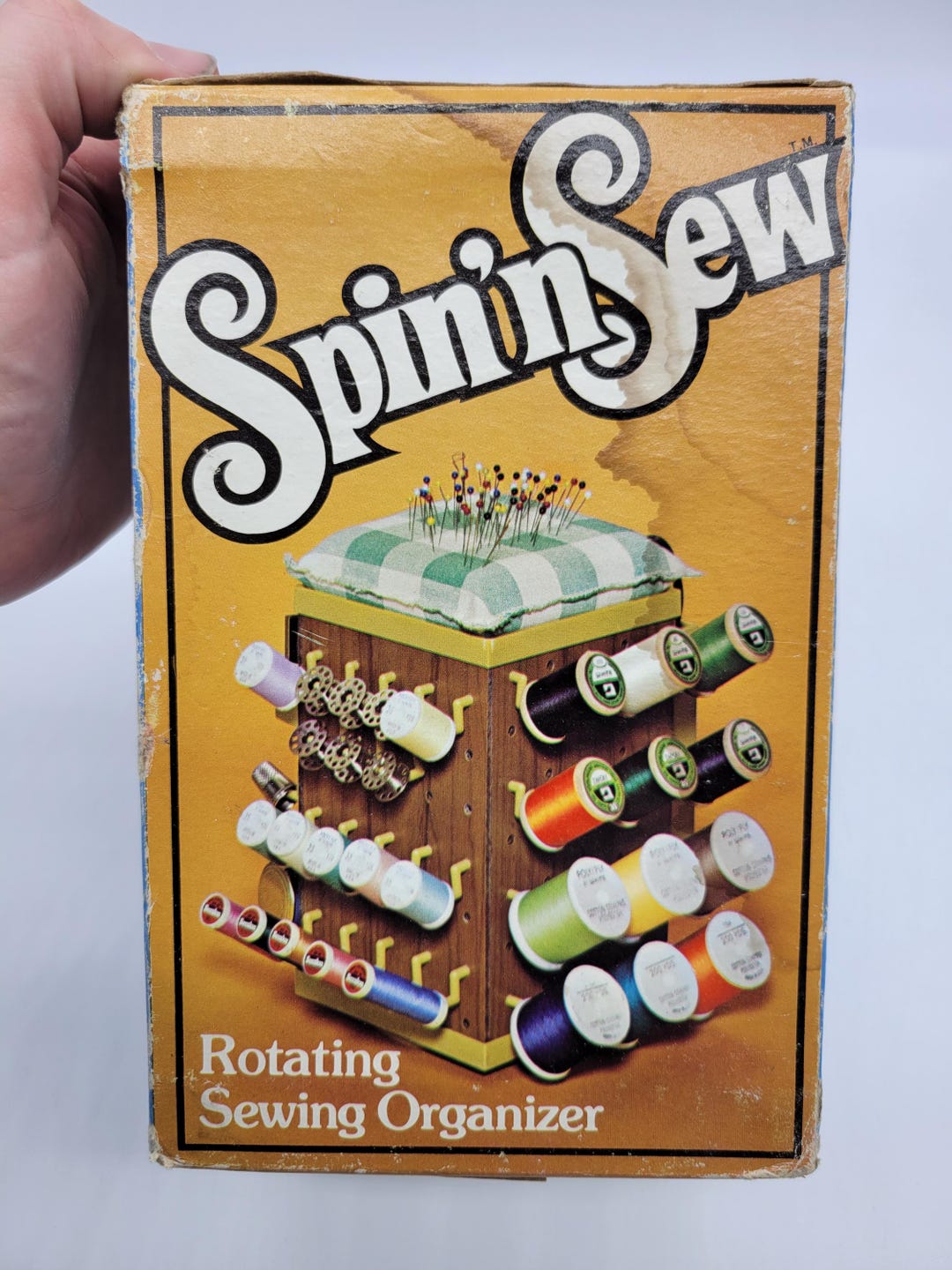 Spin'n Sew Vintage Rotating Sewing Thread Organizer (NOS) - Etsy