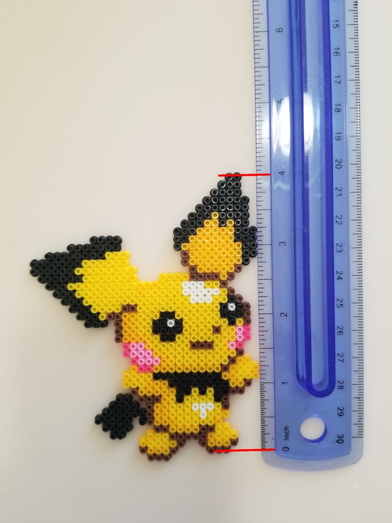 Pokemon Pichu Perler Design - Etsy