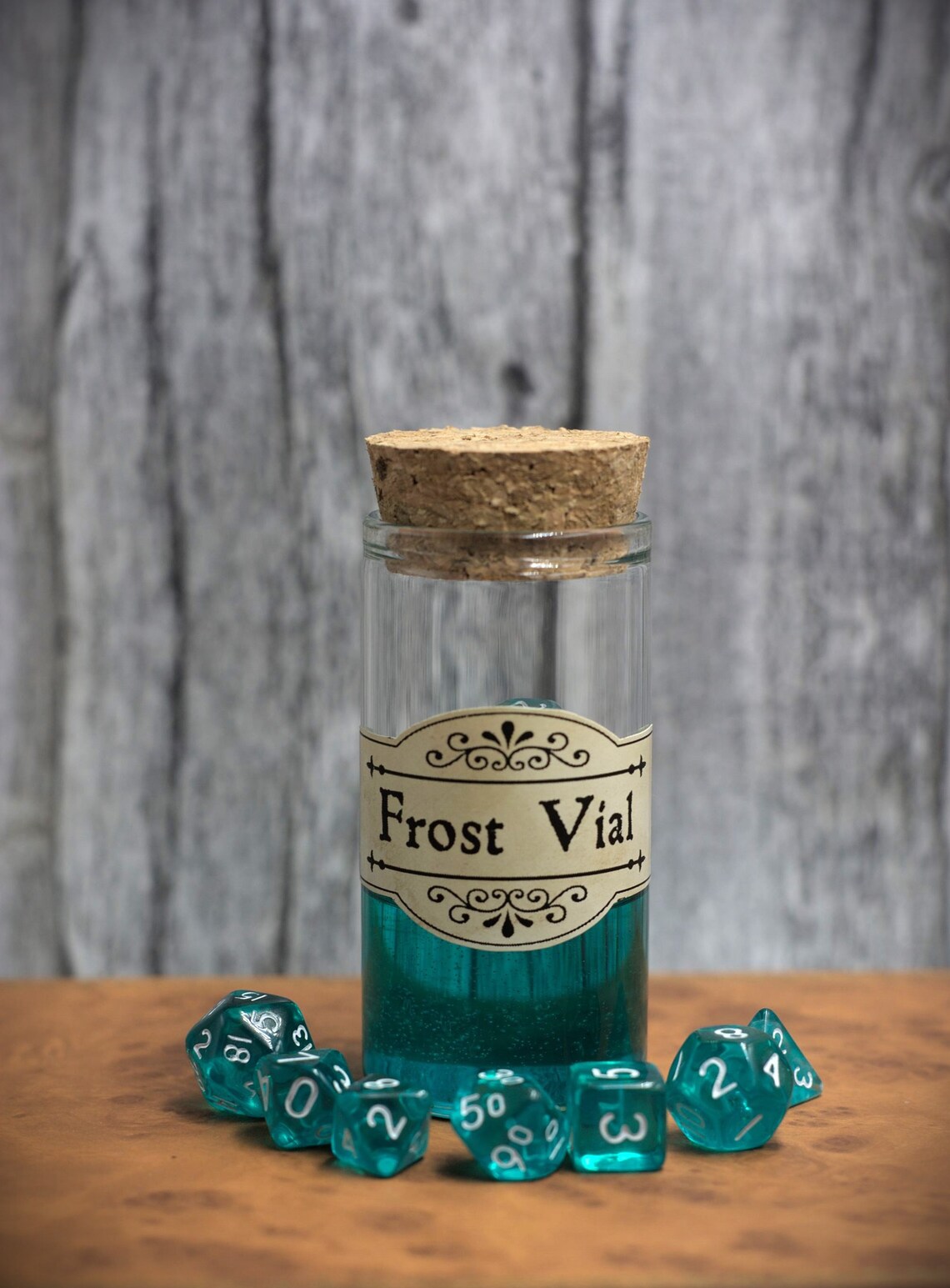 Tiny Dice Frost Vial Dnd Potion Bottle Dice Set Clear - Etsy