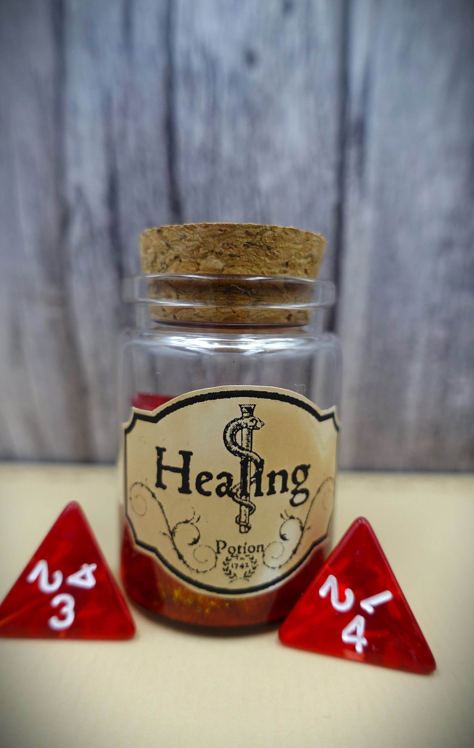 Single Dnd Health Potion Bottles I D4 Dice I Full Healing Potion Sets ...