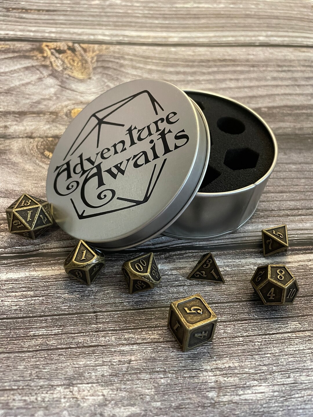 Clockwork Homunculus Dice | Aged Bronze Metal Dice | Adventure Awaits I ...