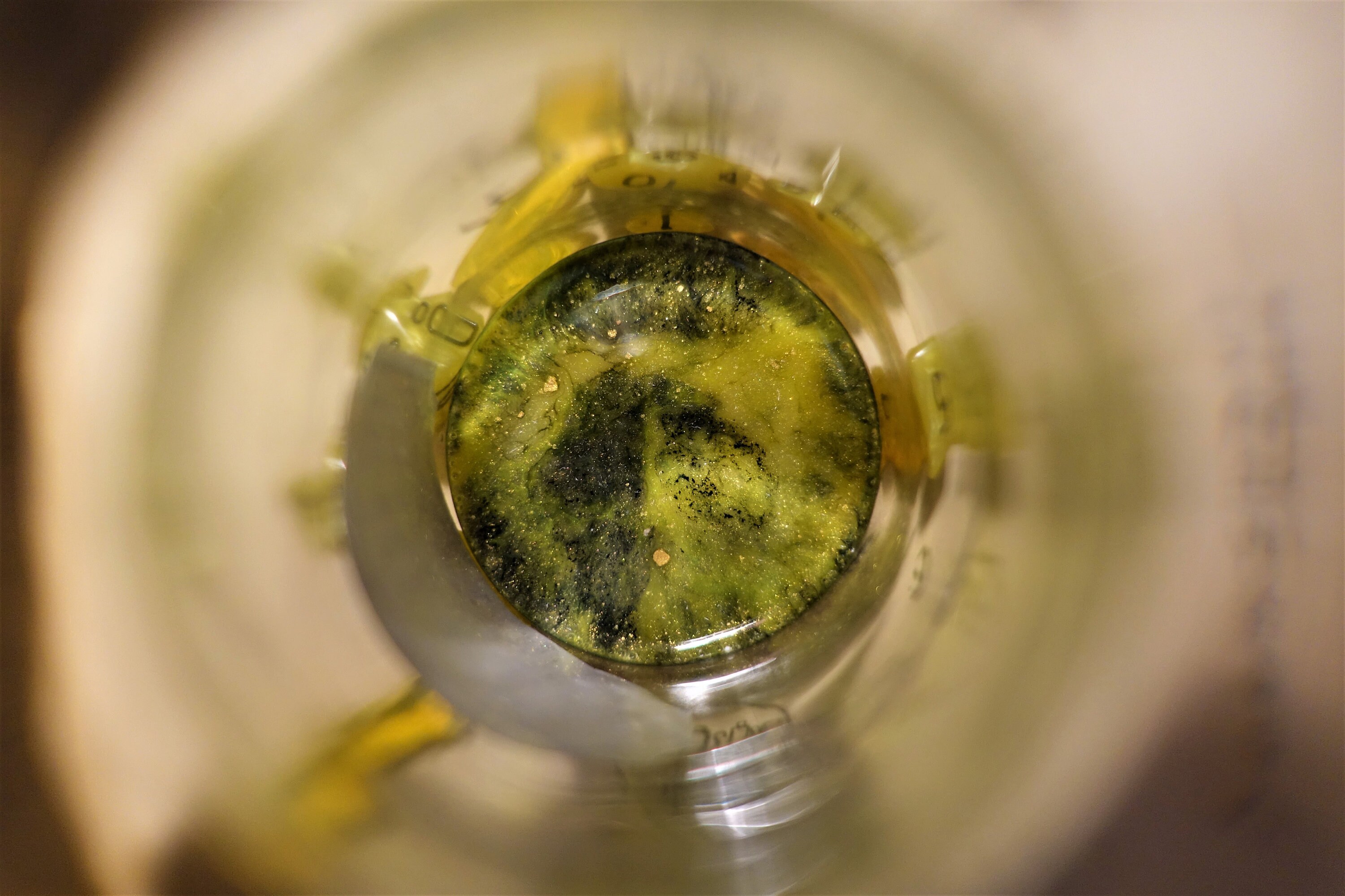 Dark Vision Dnd Potion Bottle Dice Set Yellow and Black | Etsy