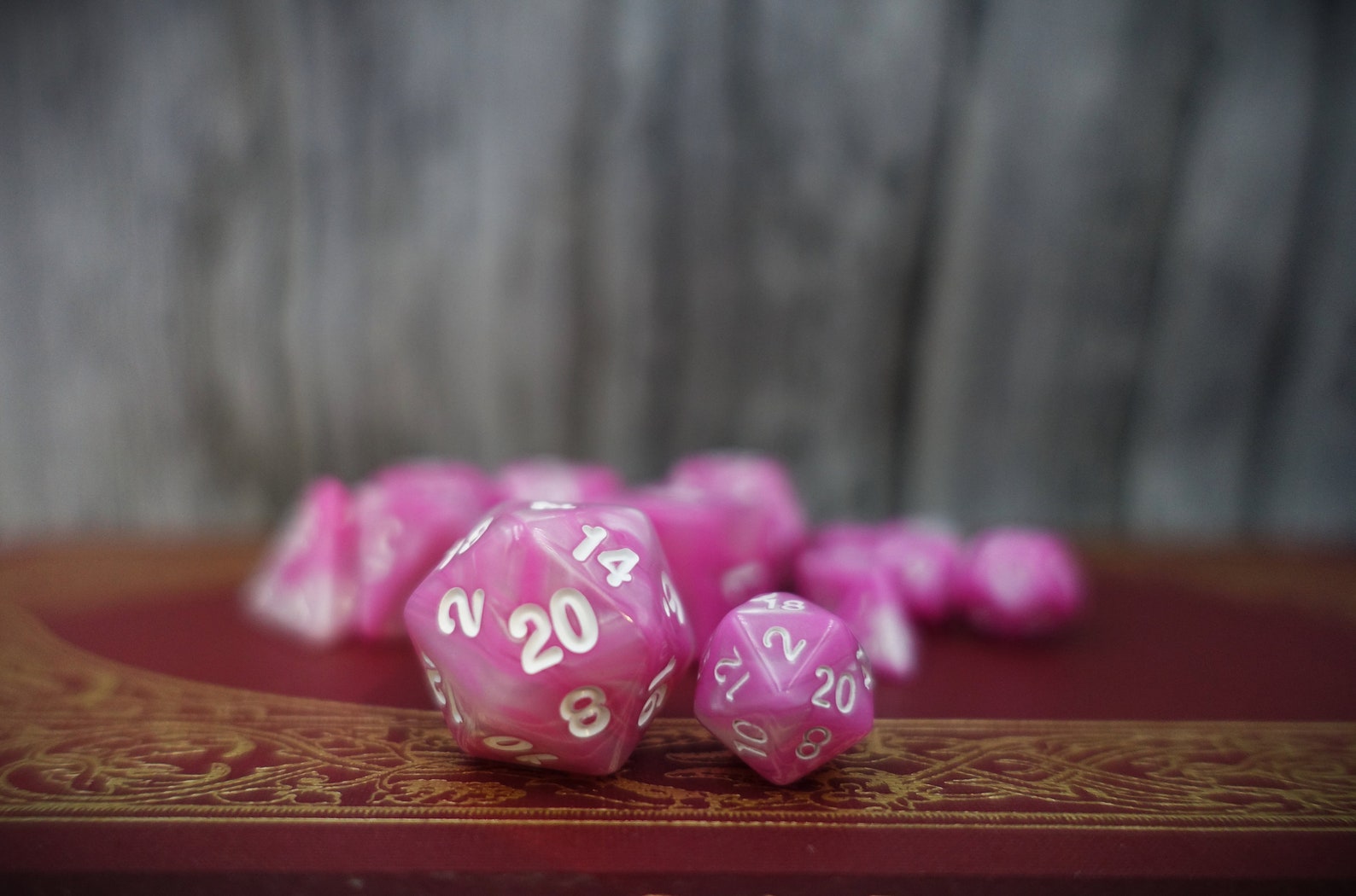 Philter of Love Potion Dnd Potion Bottle Dice Set Pink and - Etsy