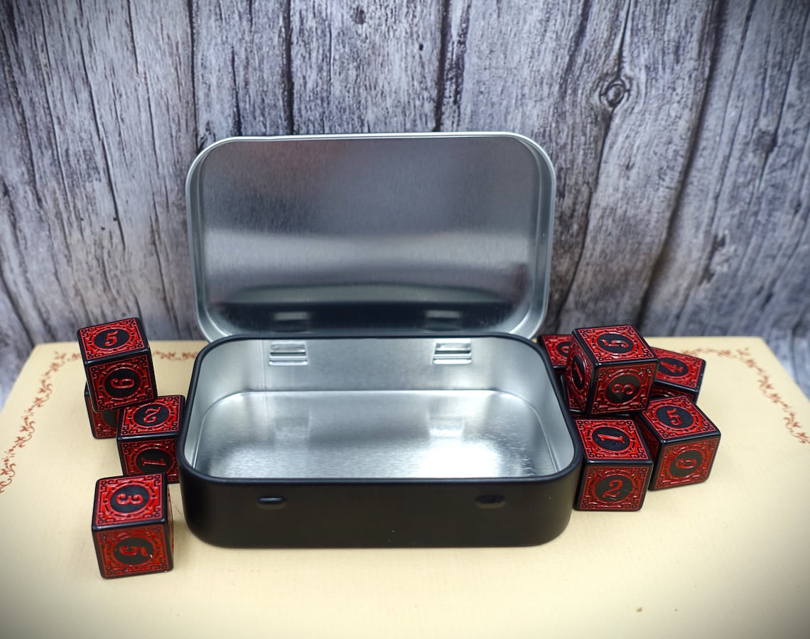 Assassin Rogue Archetype I Sneak Attack Dice I Red and Black - Etsy