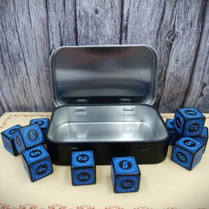 Swashbuckler Rogue Archetype I Sneak Attack Dice I Blue and Black Dice ...