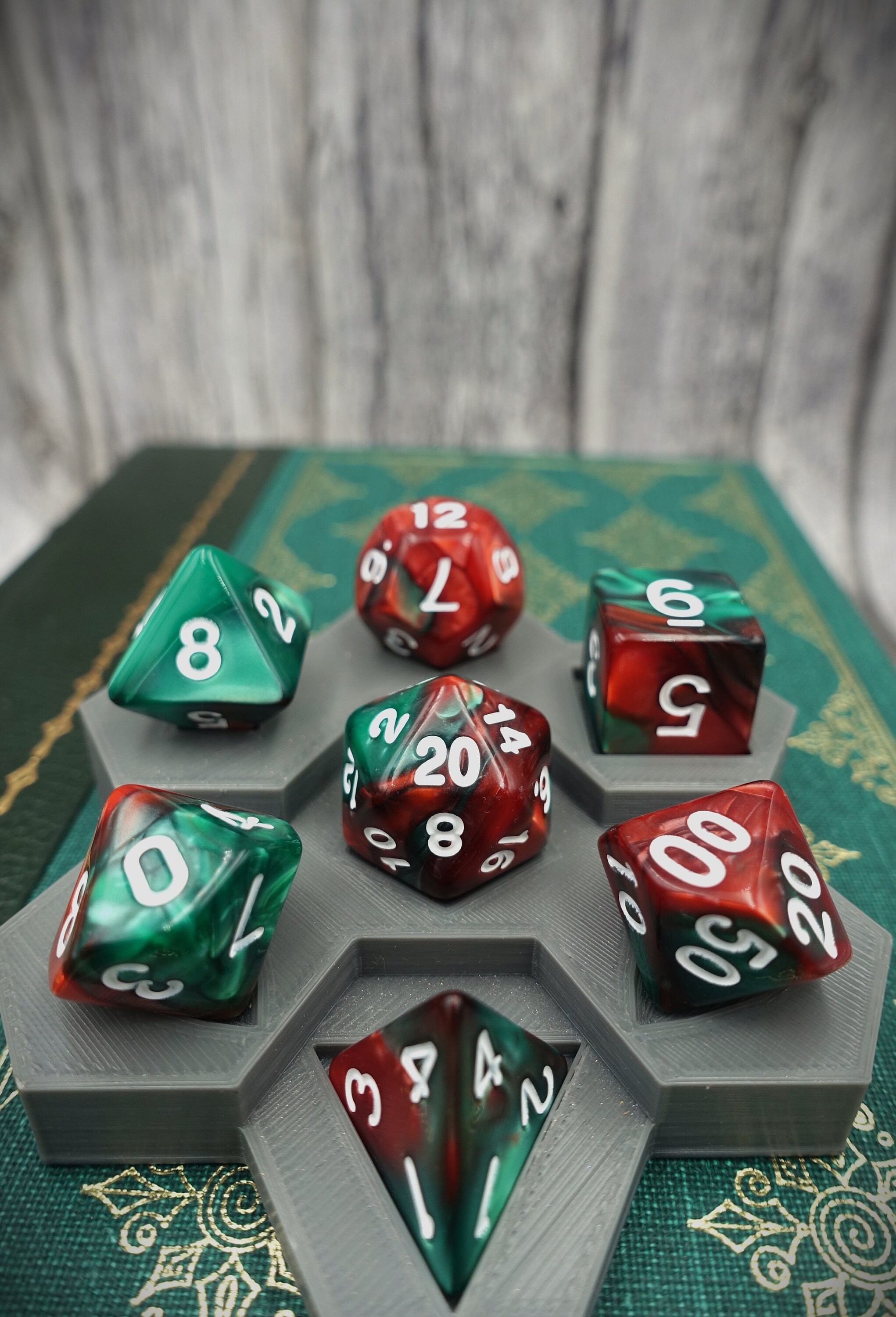 Protection From Evil Dnd Potion Bottle Dice Set Red and | Etsy UK