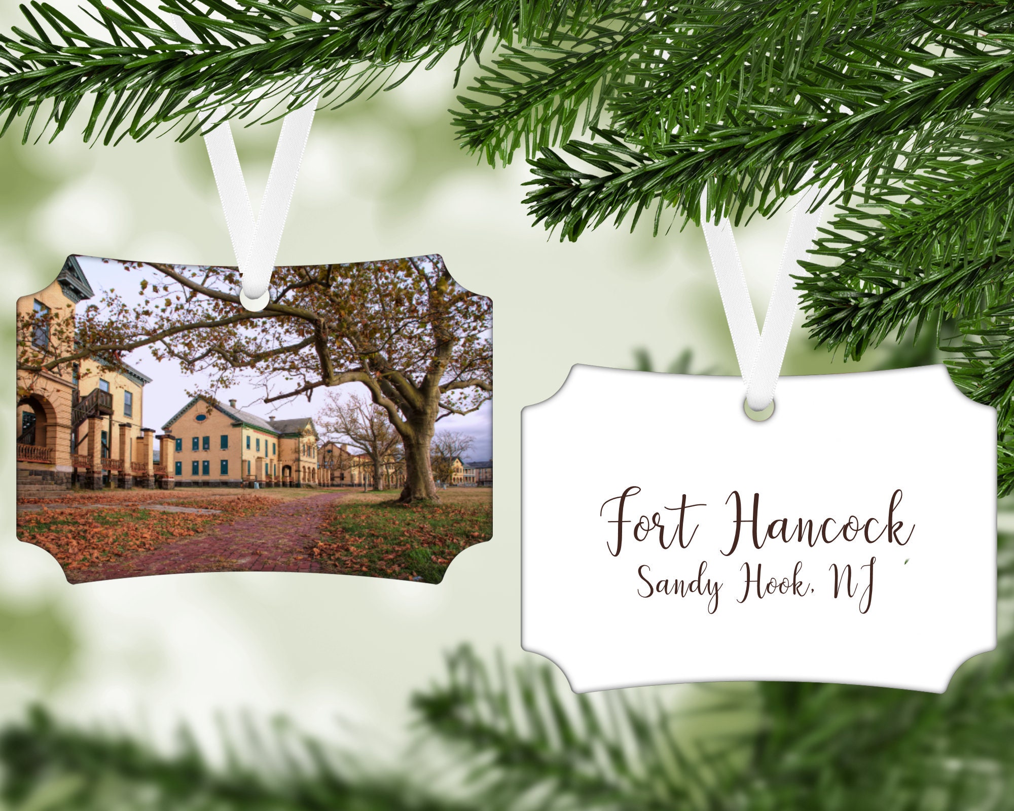 Fort Hancock Sandy Hook New Jersey Ornament, Color Photo, NJ Hometown ...