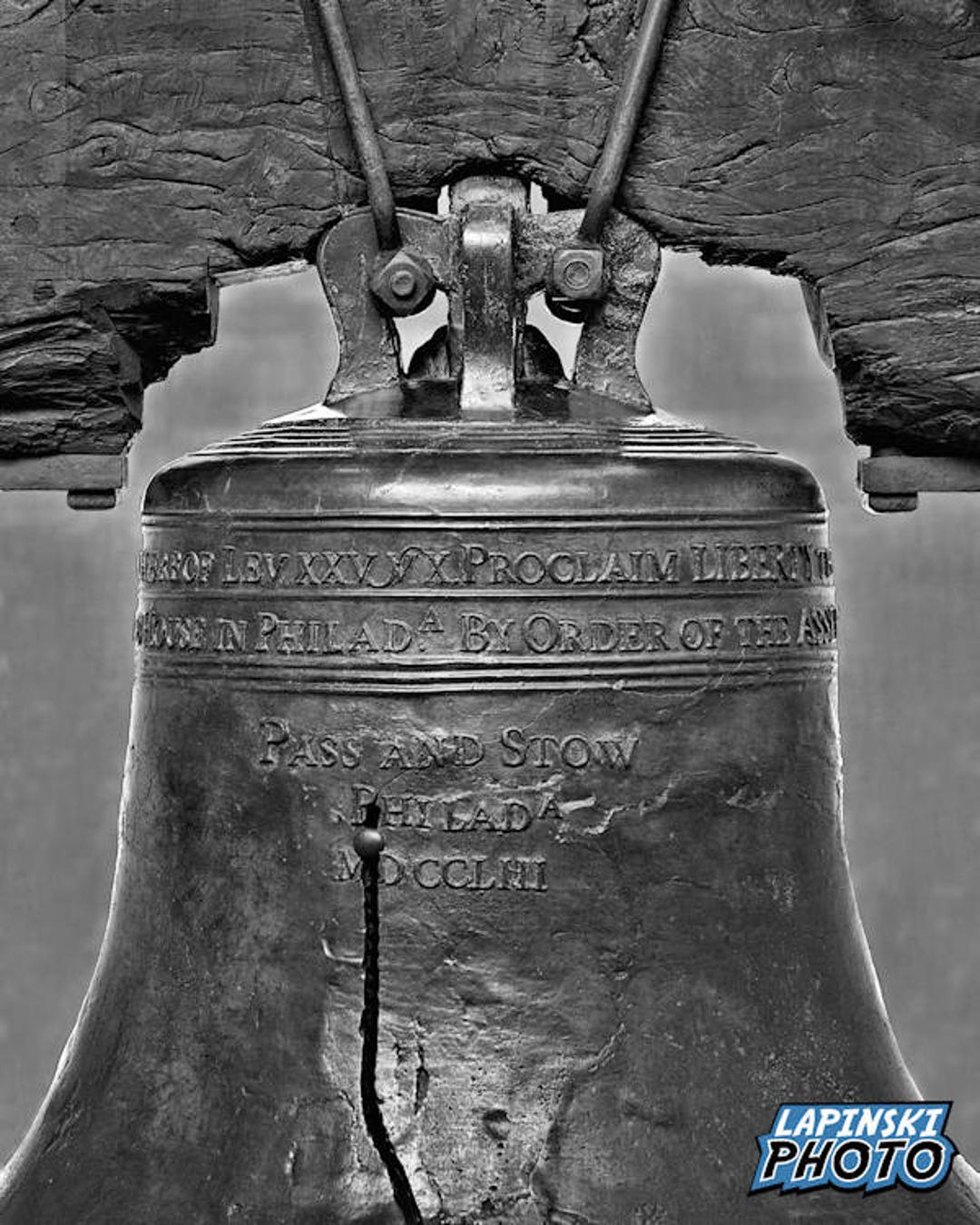 Liberty Bell Photograph, Black and White Photography, US History Photo ...