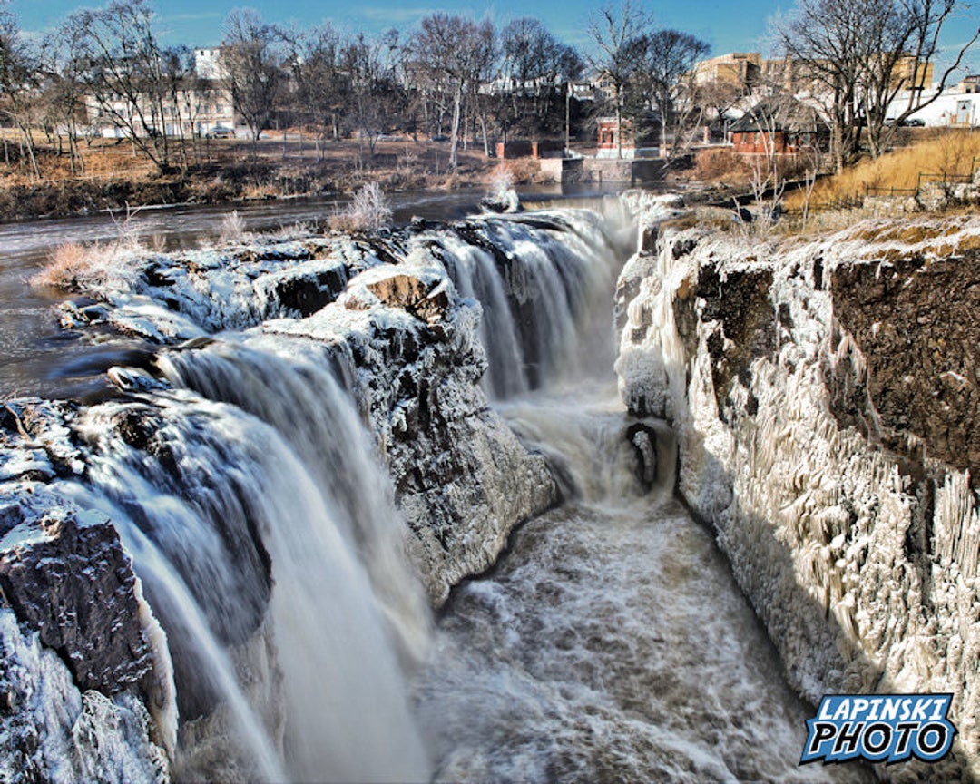 Waterfall Photograph, Paterson Great Falls, Color Photography, Nature ...