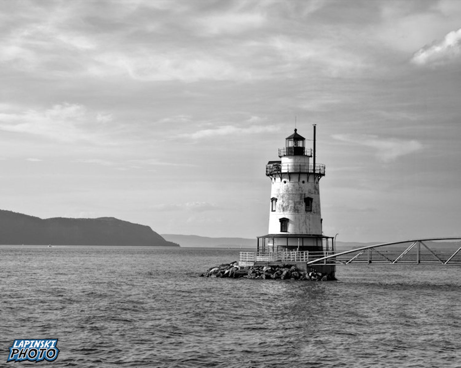Tarrytown Lighthouse Photograph, Black and White Photography, Sleepy ...