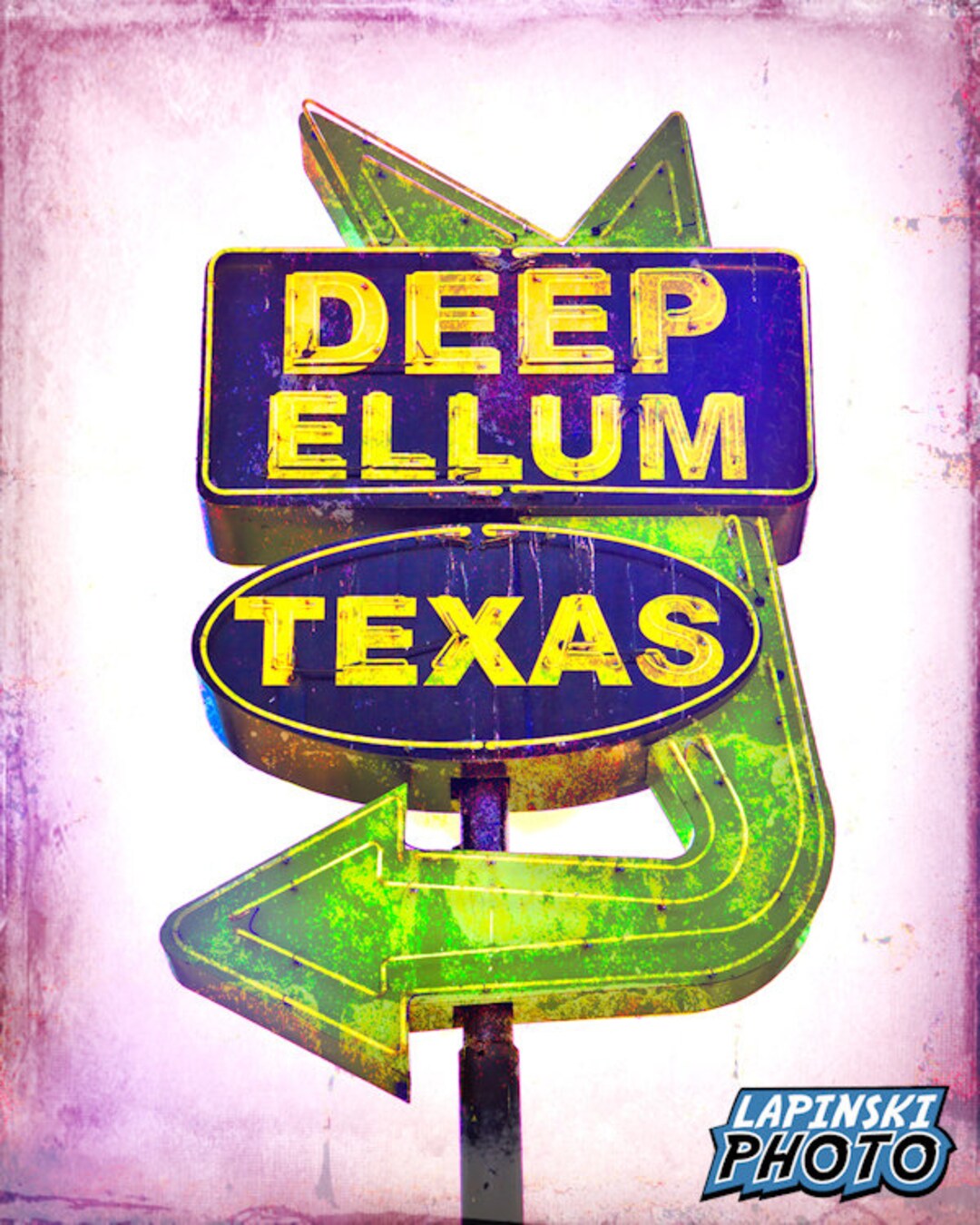 Deep Ellum Photograph, Dallas Texas Color Photography, Sign, Wall Art ...