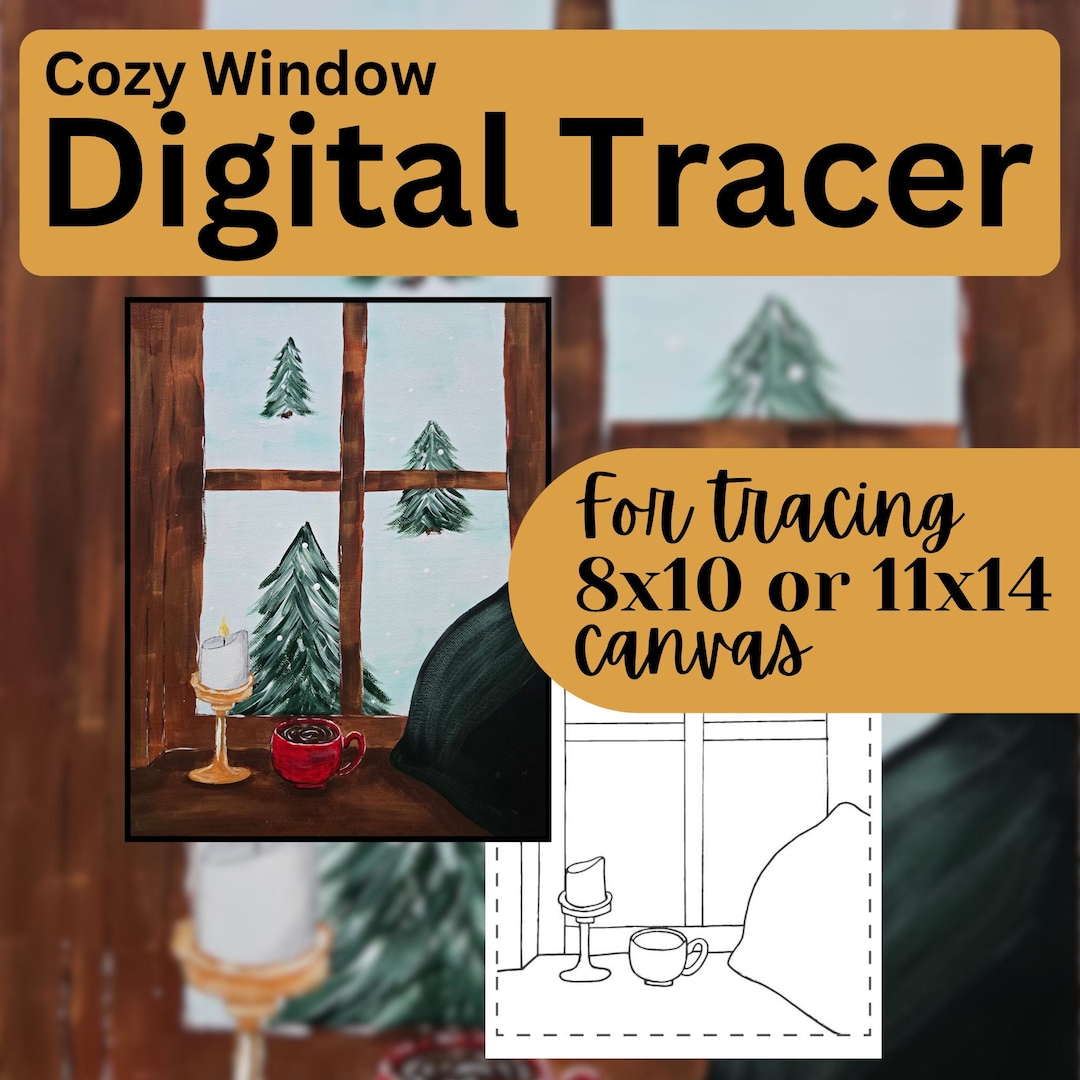 Paint Tracer | Supply List | 11x14" AND 8x10" Size Printable | Cozy ...