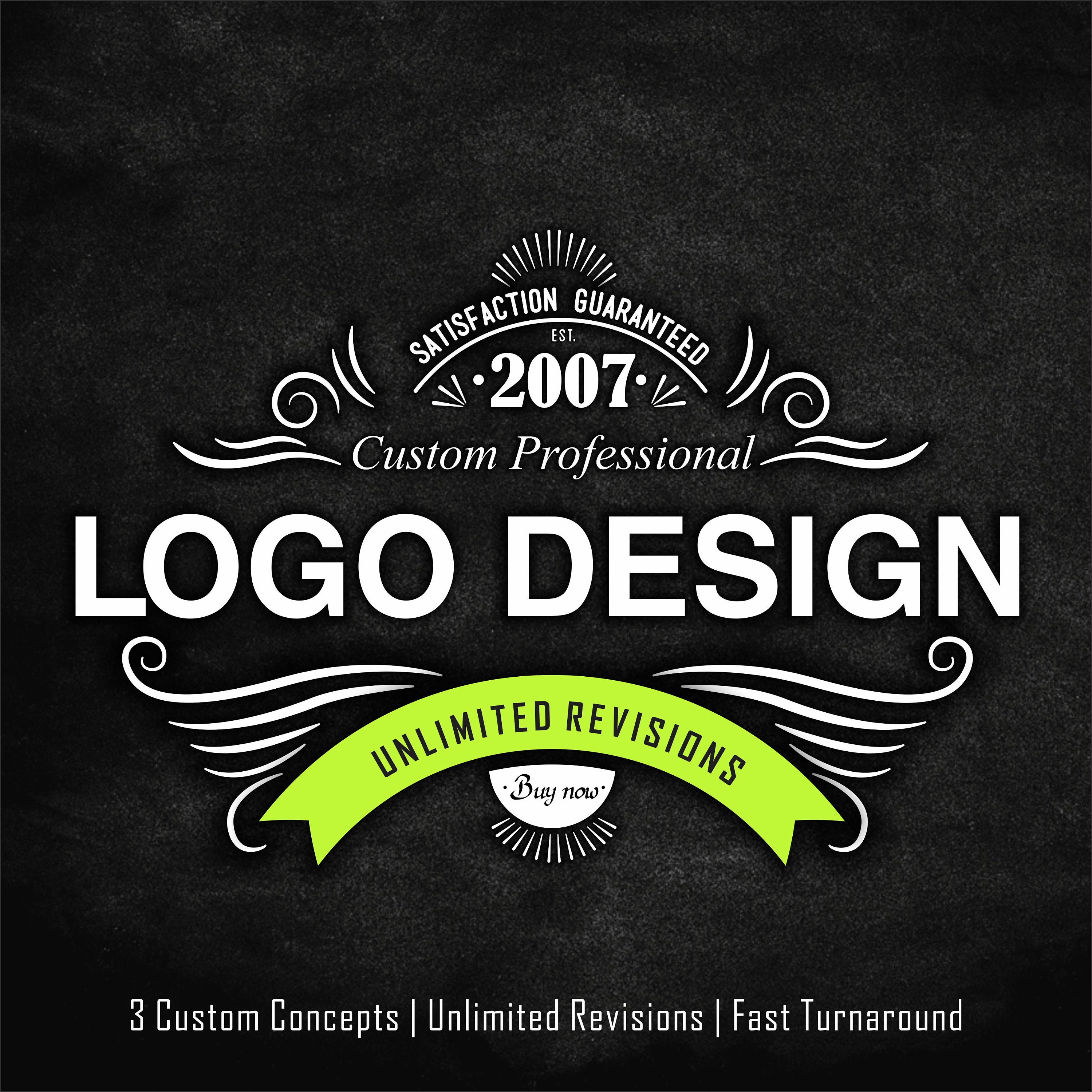 Custom Logo Designer 3 Concepts Unlimited Revisions | Etsy Canada