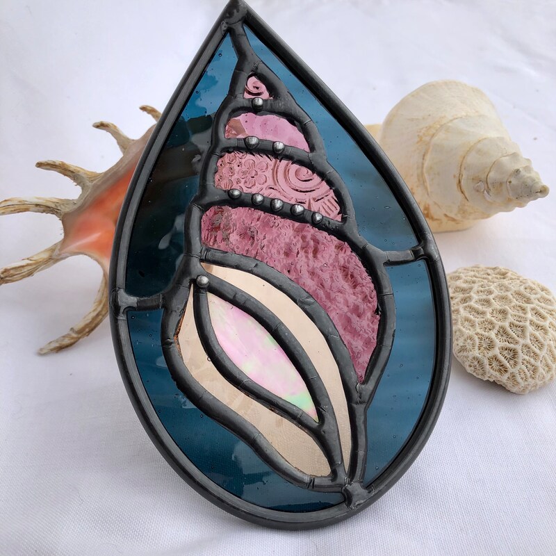 Coastal Stained Glass - Etsy