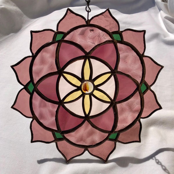 Sacred Geometry Stained Glass - Etsy