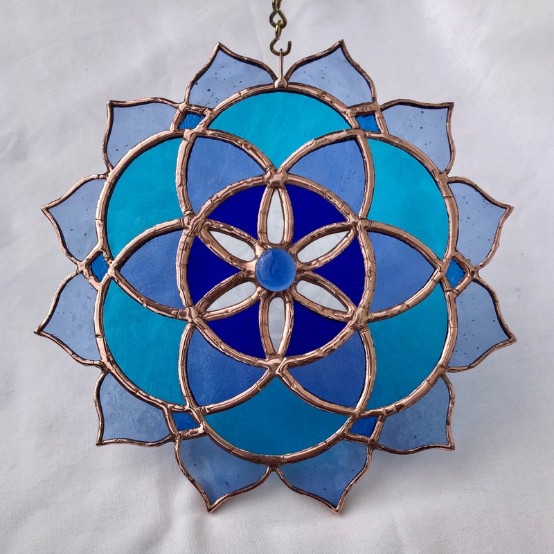 Sacred Geometry Stained Glass - Etsy