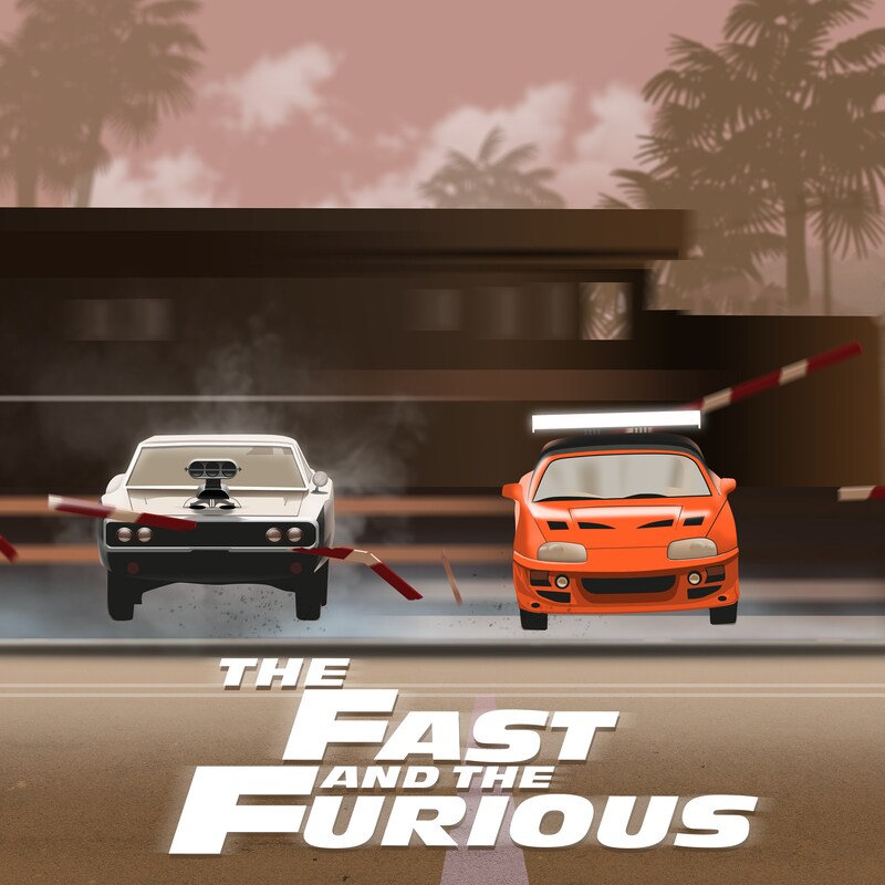 Fast and Furious Supra Poster - Etsy