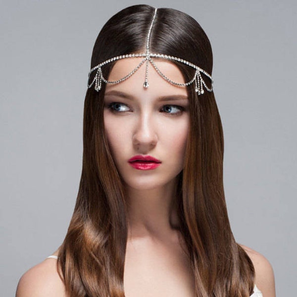 Forehead Chain Etsy