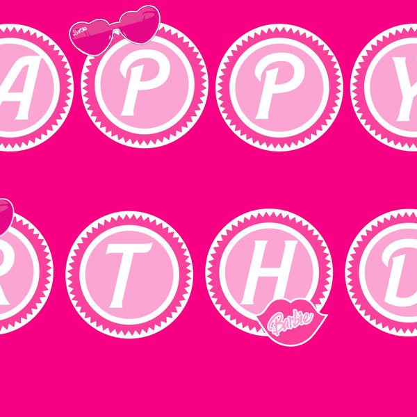 Barbie Banner - Etsy