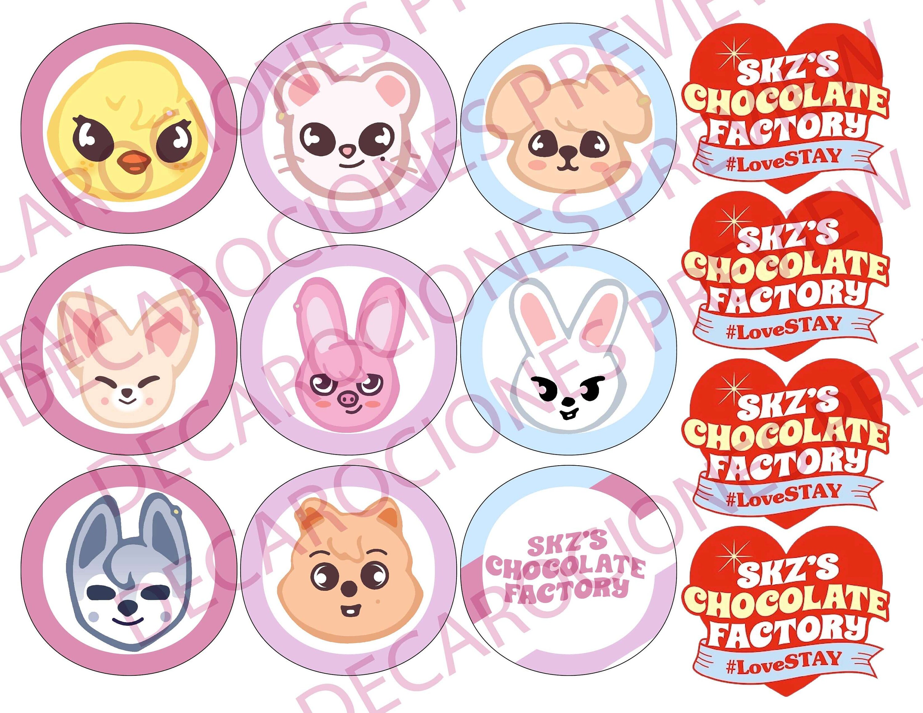 DIGITAL FILE | SKZ Stray Kids Chocolate Factory Inspired Cupcake ...