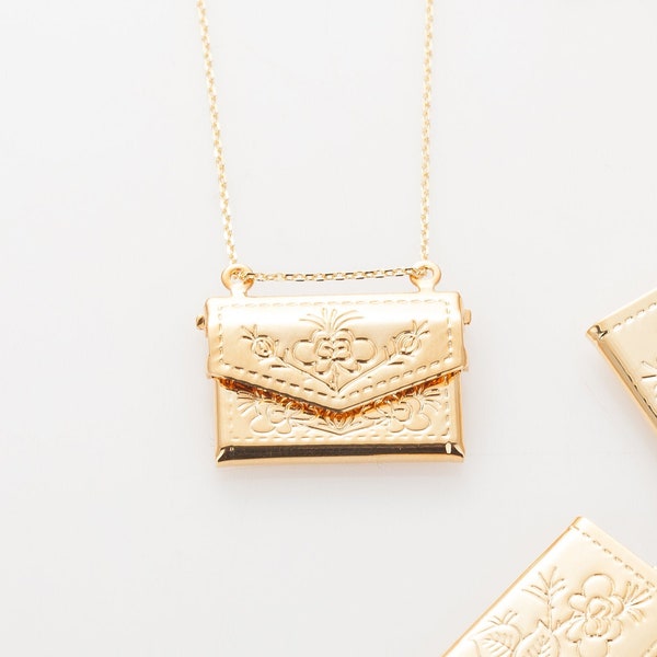 Envelope Locket - Etsy