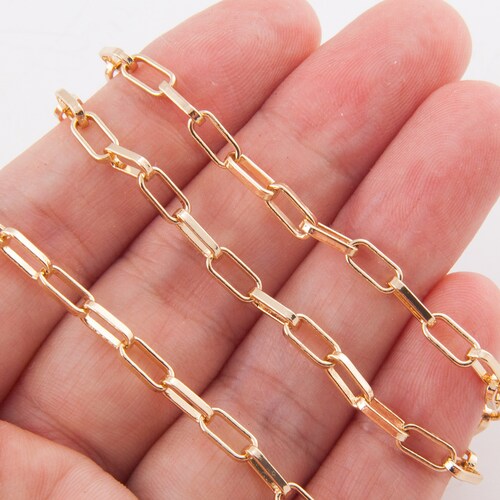 1 Meter Texture Link Chain _ Jewelry Supplies Craft - Etsy