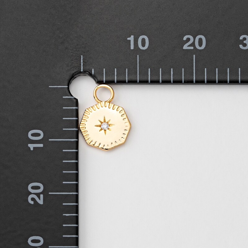 North Star Charm - Etsy