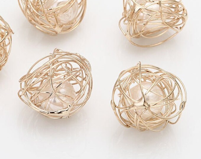 2PCS Freshwater Pearl in Wiresmall Jewelry Making Wire - Etsy