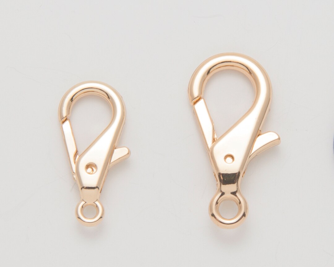 4PCS Gold Clasps, Round Clasps, Gold Hook, Basic Supplies, 14K Gold ...