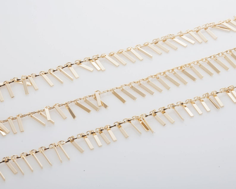 30CM Unique 102mm0.7t Bar Hand Made Chain Necklace - Etsy