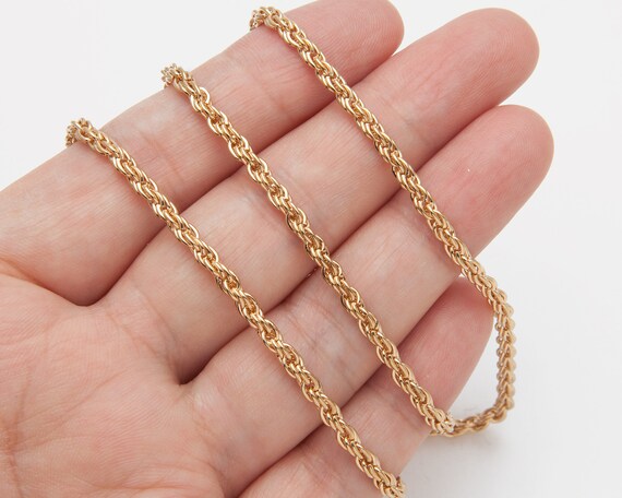 1 Meter Rope Chain Chunky Twisted Chain Necklace craft | Etsy