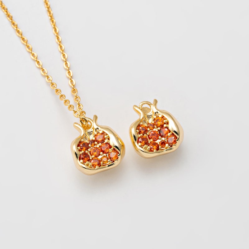 Pomegranate Charm - Etsy