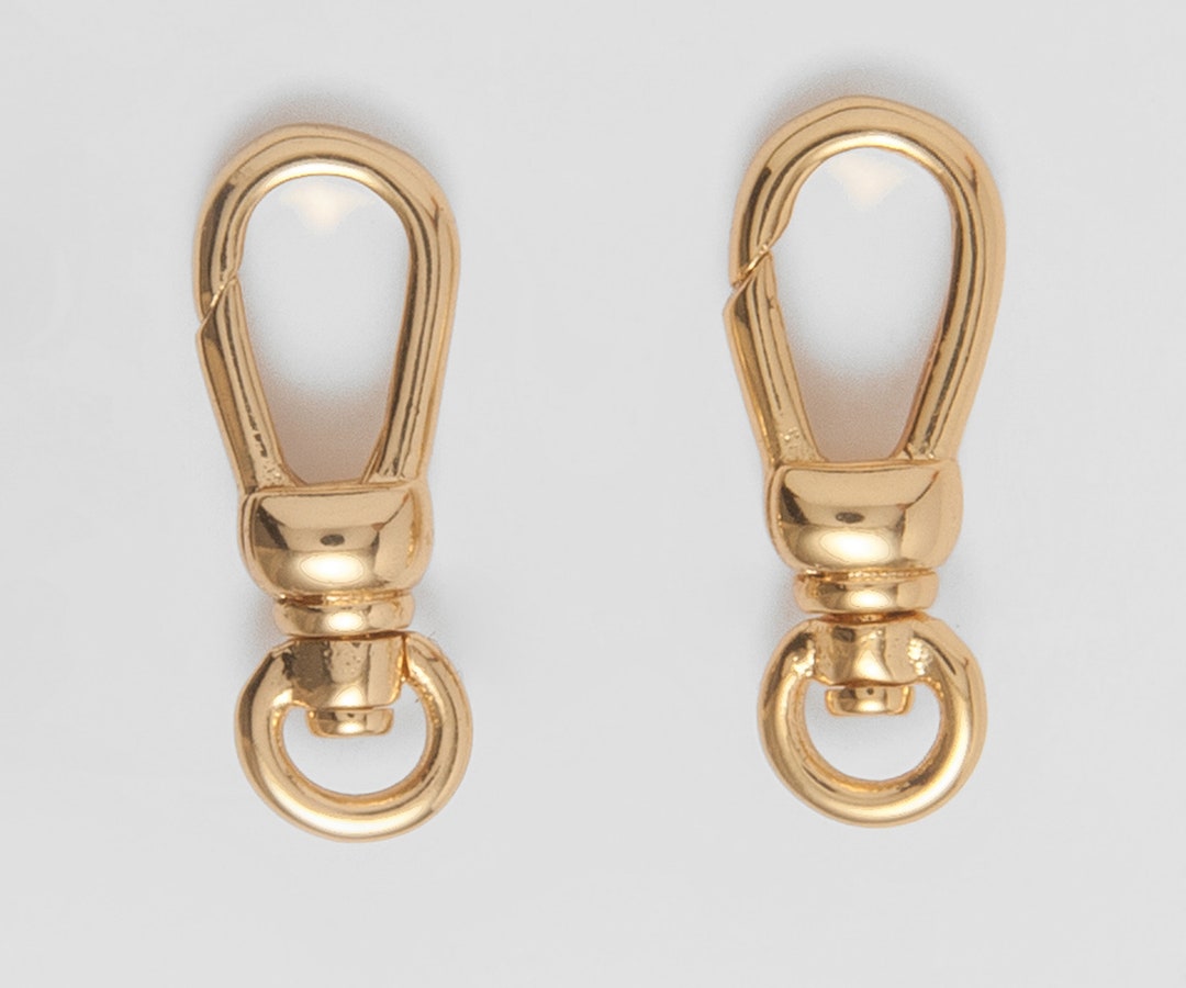 1PC Gold Clasps, Mini Clasps, Small Clasp, Basic Supplies, Real 14K ...