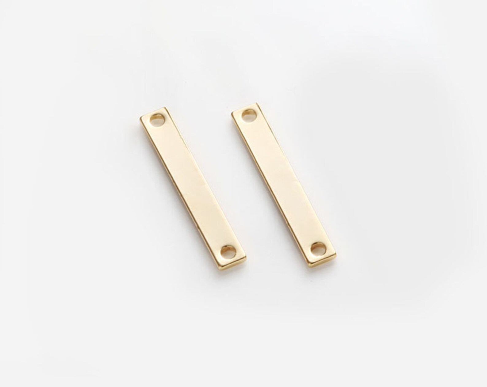 6 PCS Stamping Bar 3mm Mini Bar small Connector Necklace - Etsy