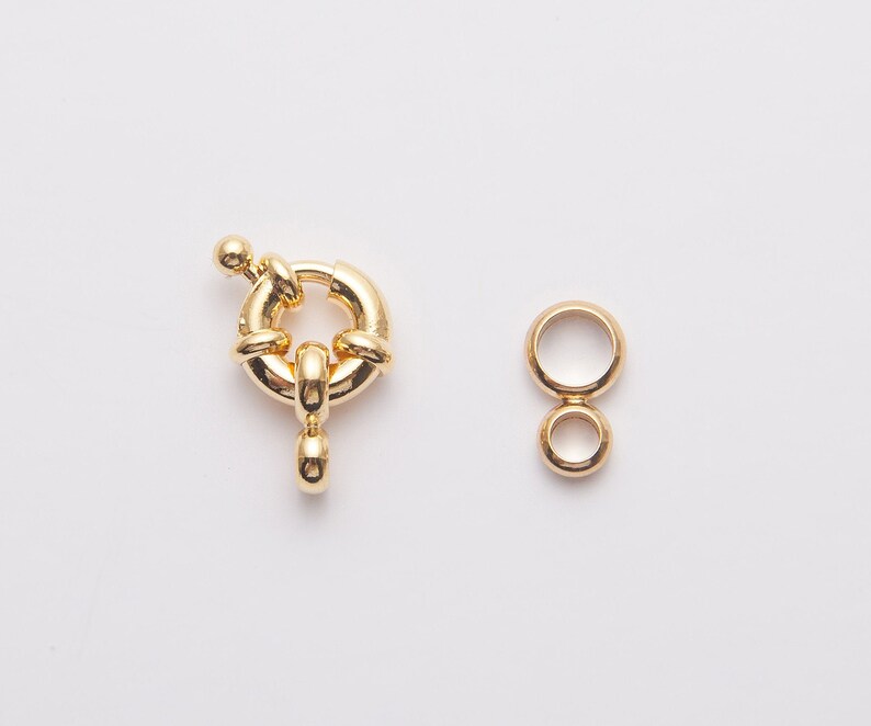 1PC 15mm Nautical Clasp Gold Clasp Gold Charm Polished - Etsy UK