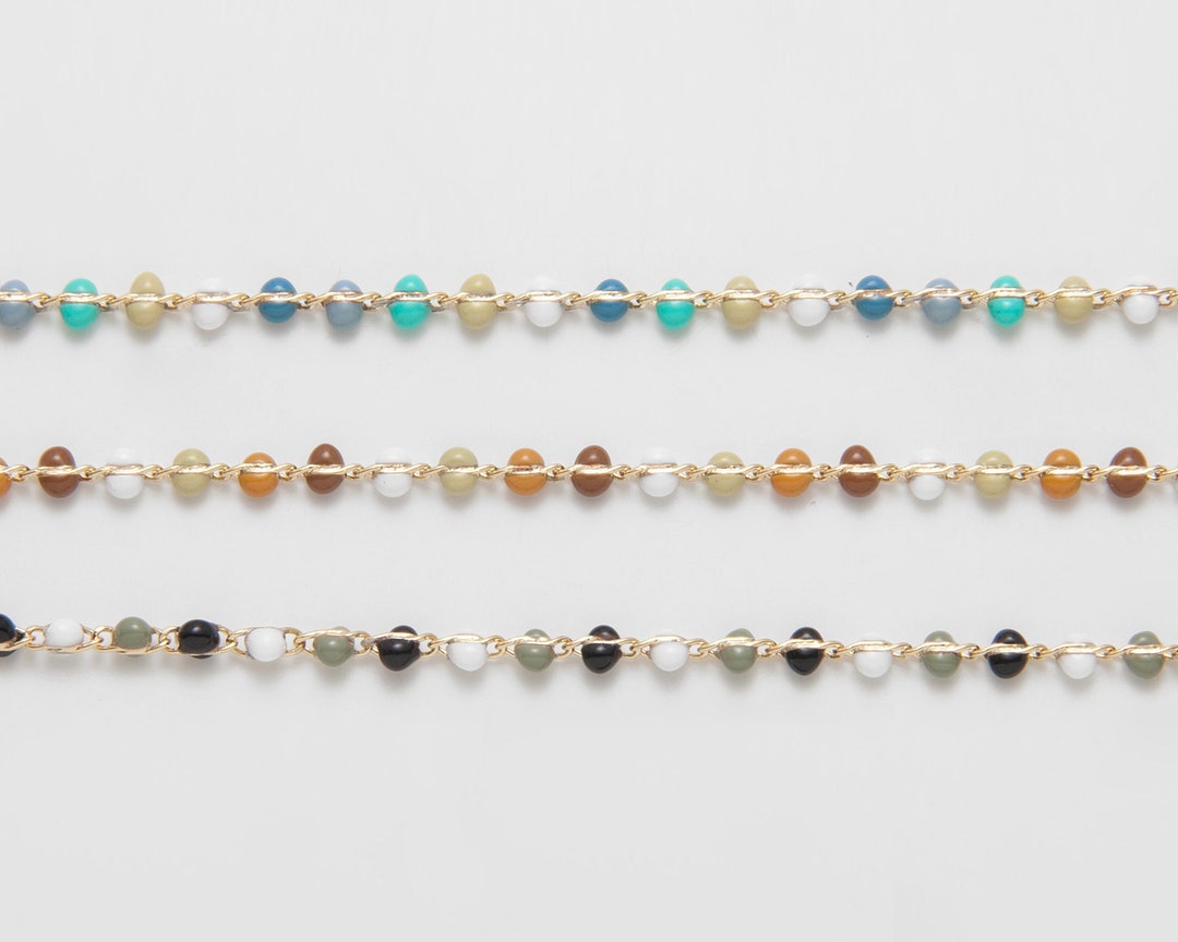 30CM 5 Color Chain , Gold Color Bead Chain Jewelry Supplies,bead Gold ...