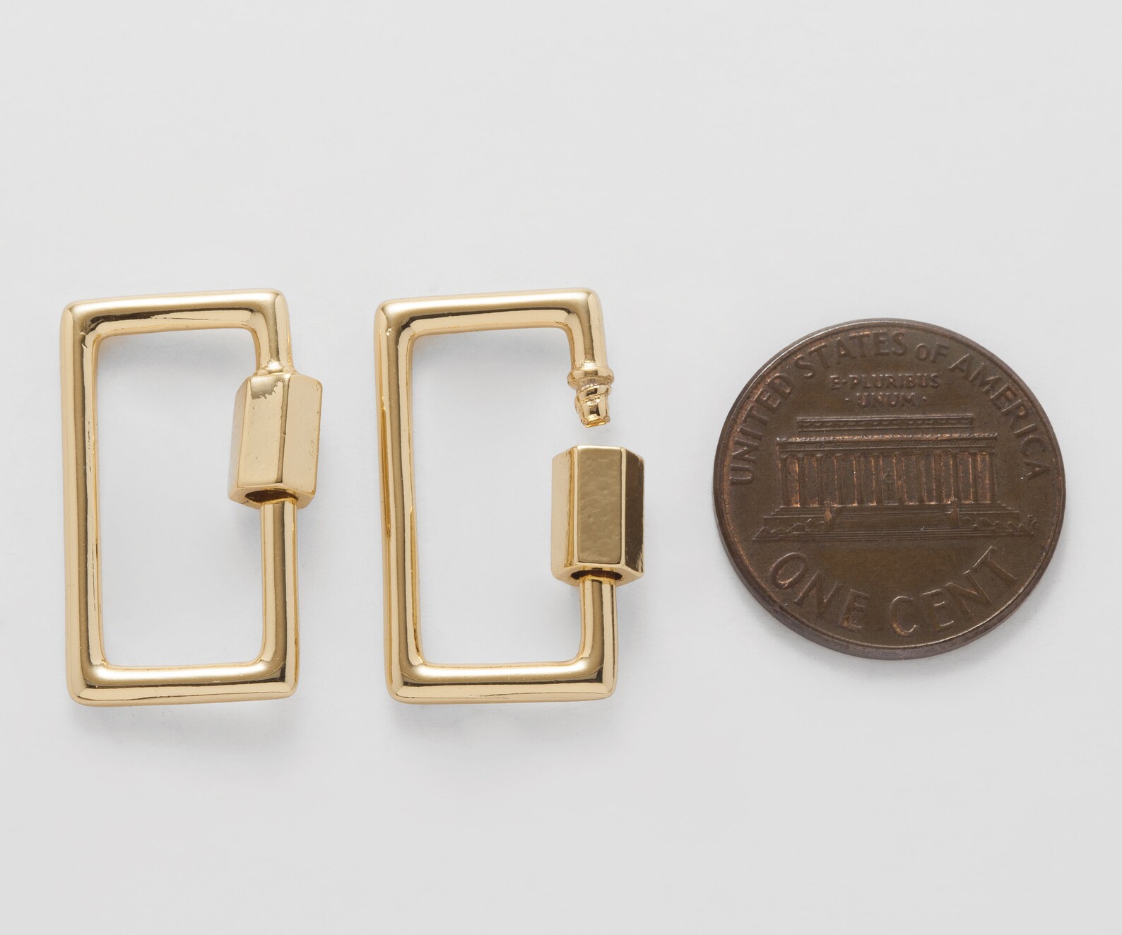 1PC Gold Plain Clasps Rectangle Clasps Small Clasp Basic - Etsy