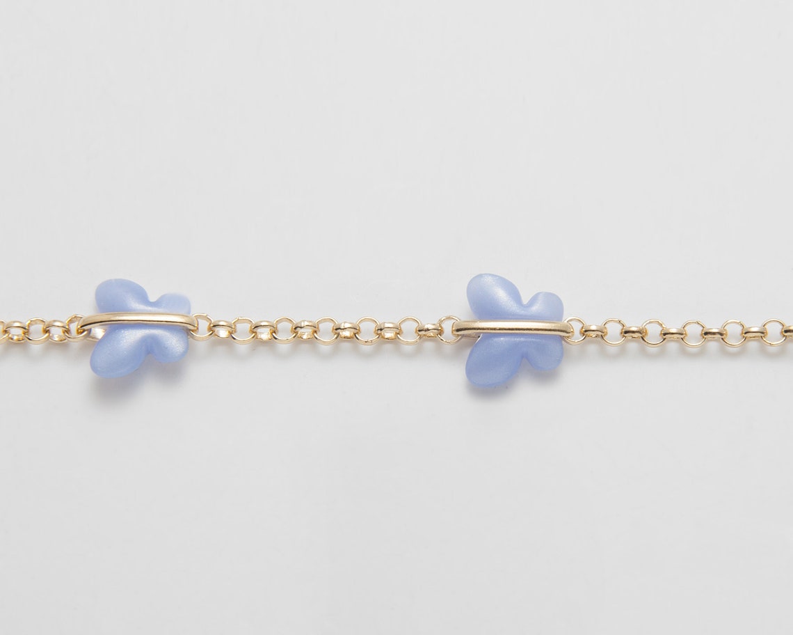 50cm Gold Butterfly Chain Jewelry Supplies Butterfly Charm - Etsy