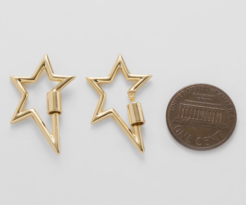 1PC Gold Plain Clasps Star Clasps Small Clasp Basic - Etsy