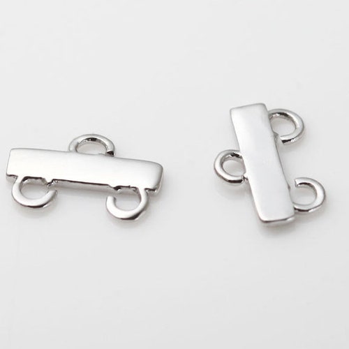 6PCS Necklace Strand Connectors Bar Connector Polished - Etsy