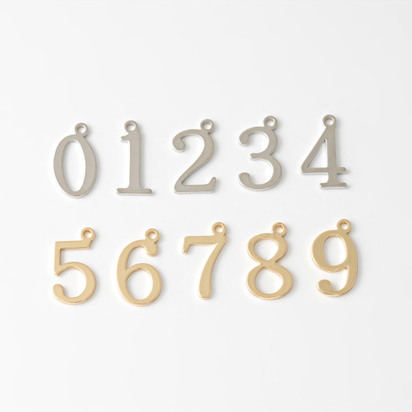 Arabic Numbers Pendant - Etsy