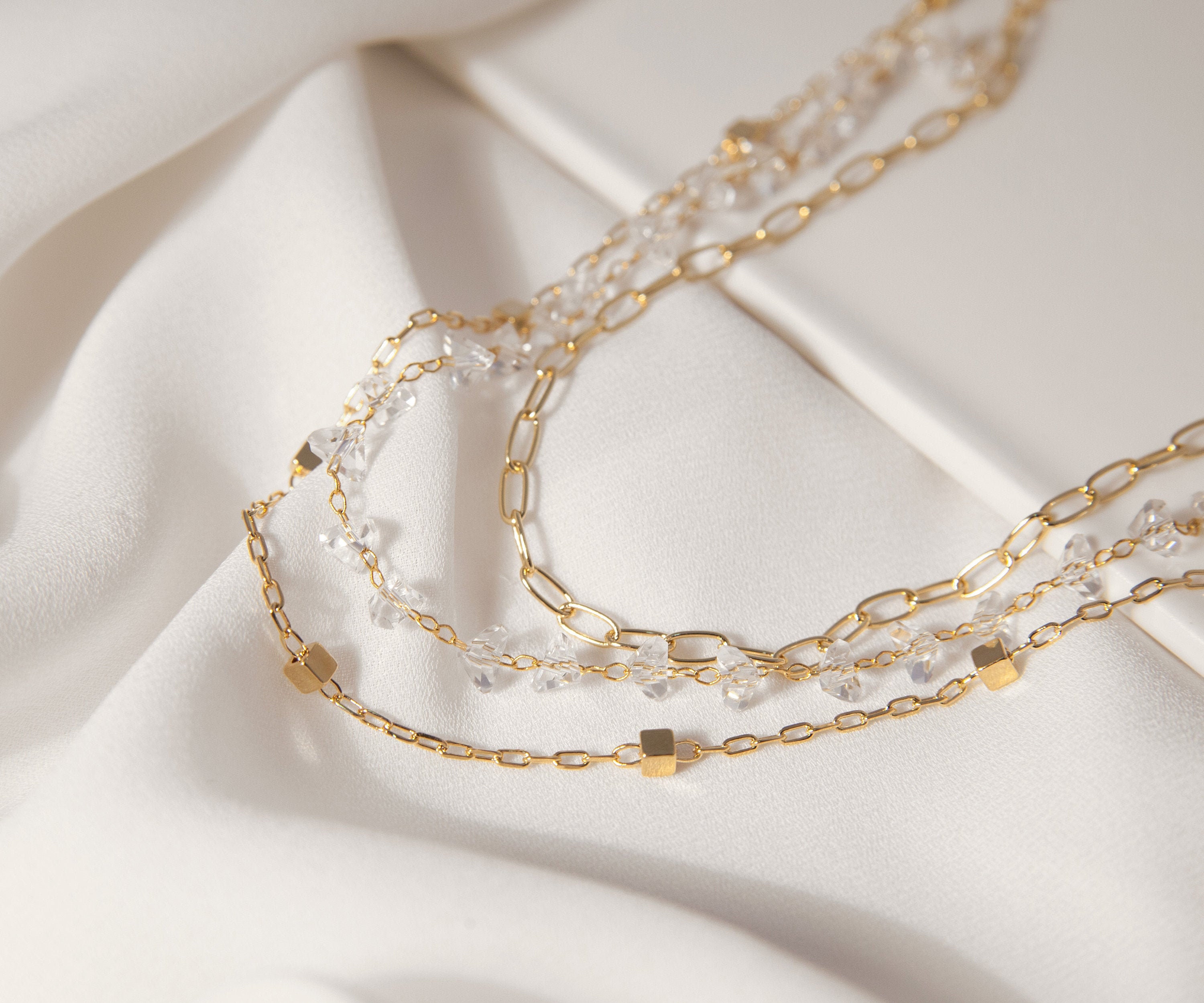 1 Meter Unique Chain 245 4dc Chain 3mm Square Chain 14K - Etsy