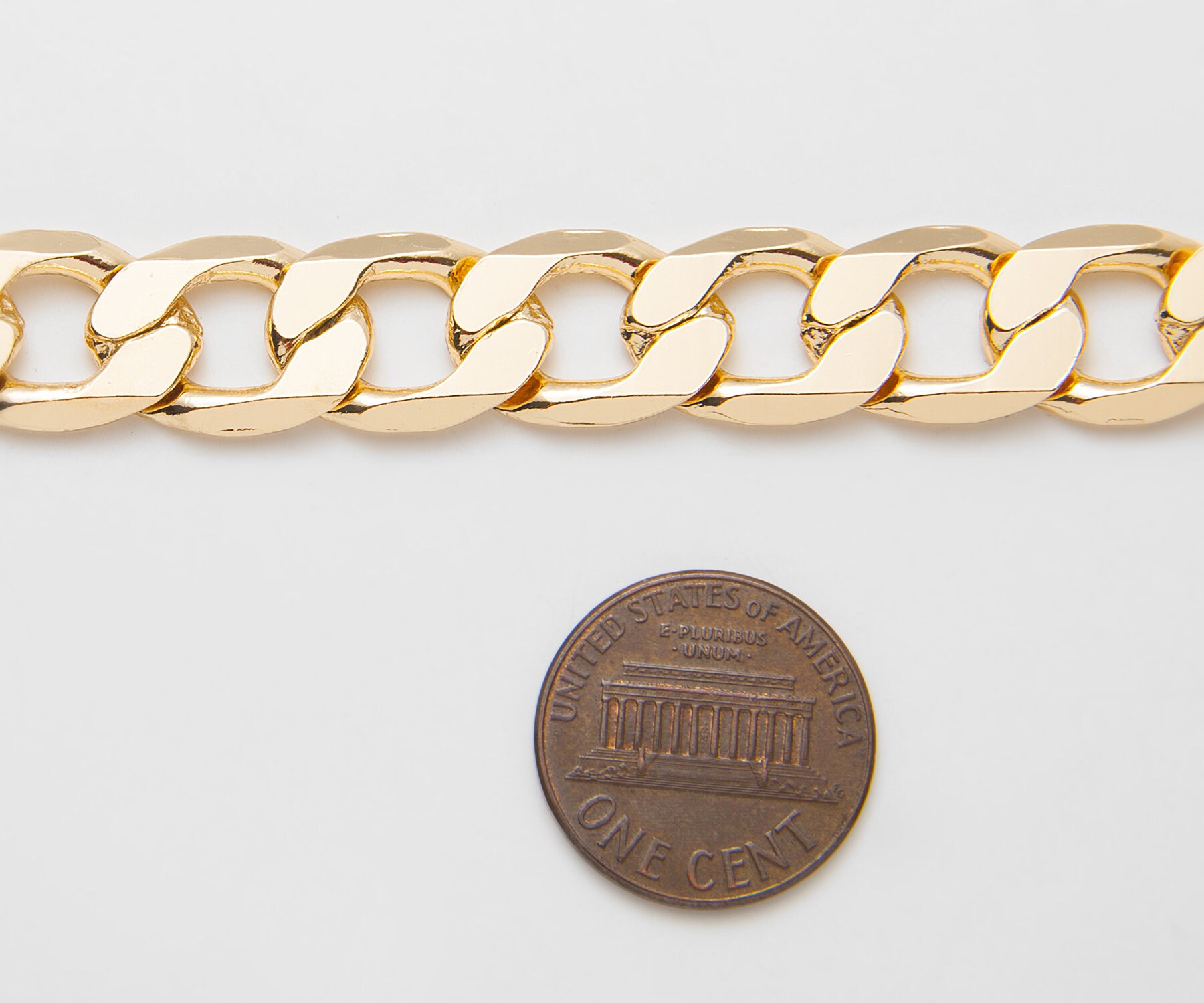 50CM 11.4x16mm Flat Link Chain _ Jewelry Supplies Craft | Etsy UK