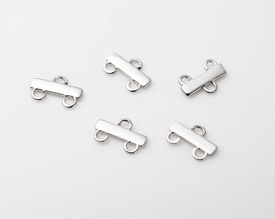 6PCS Necklace Strand Connectors Bar Connector Polished - Etsy
