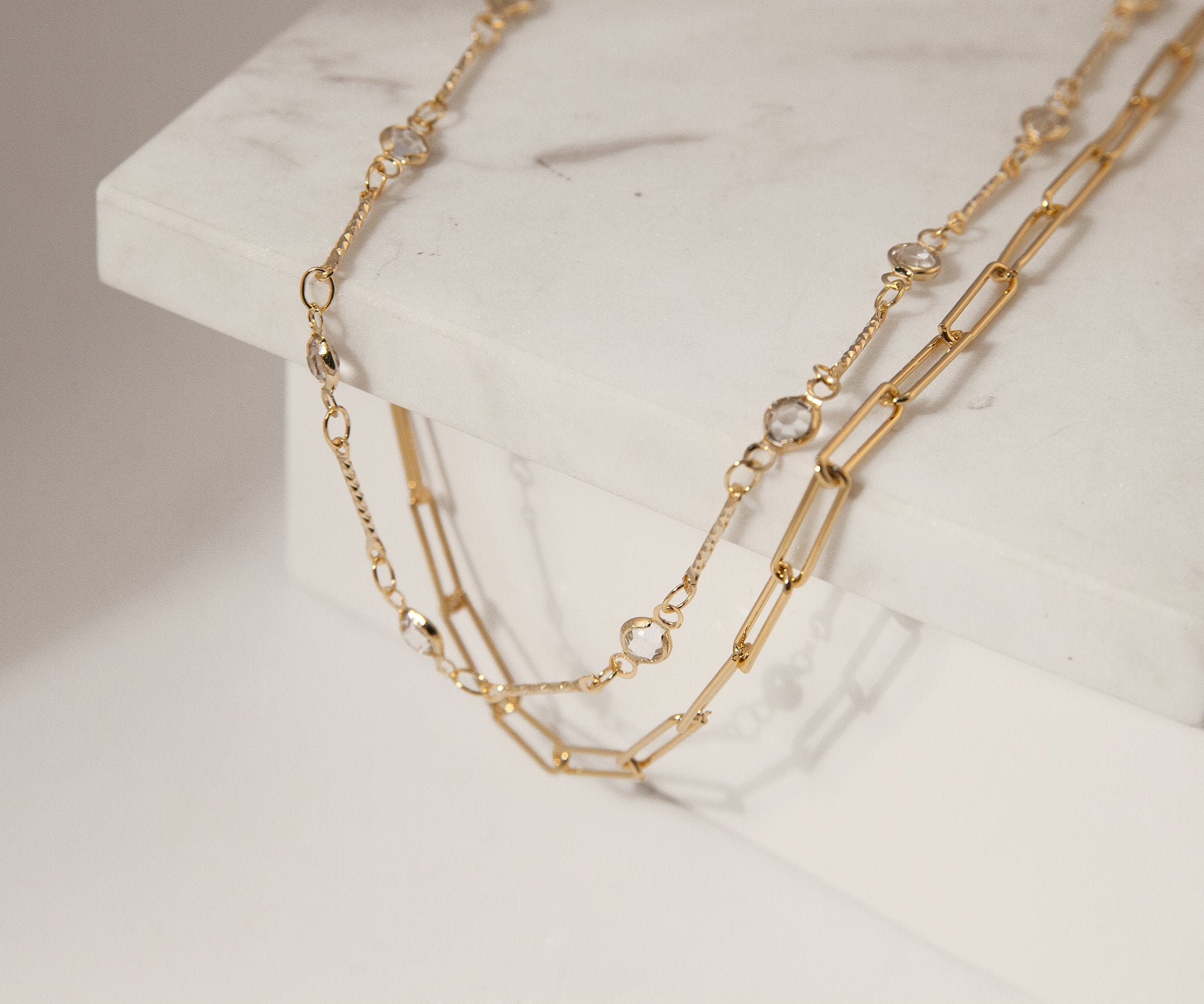 50CM Unique Chain 4.5mm Cubic Chain 14K Polished Gold - Etsy