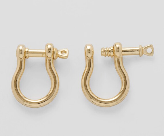 1PC Gold Plain Oval Clasps Oval Clasps Small Clasp Basic - Etsy