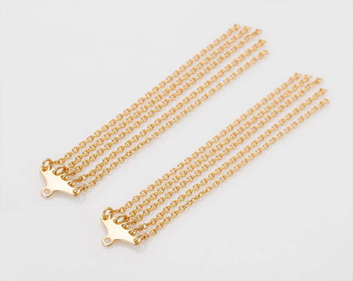 2PCS Long Chain Ear Jacket Chain Earring Jewelry Earring | Etsy