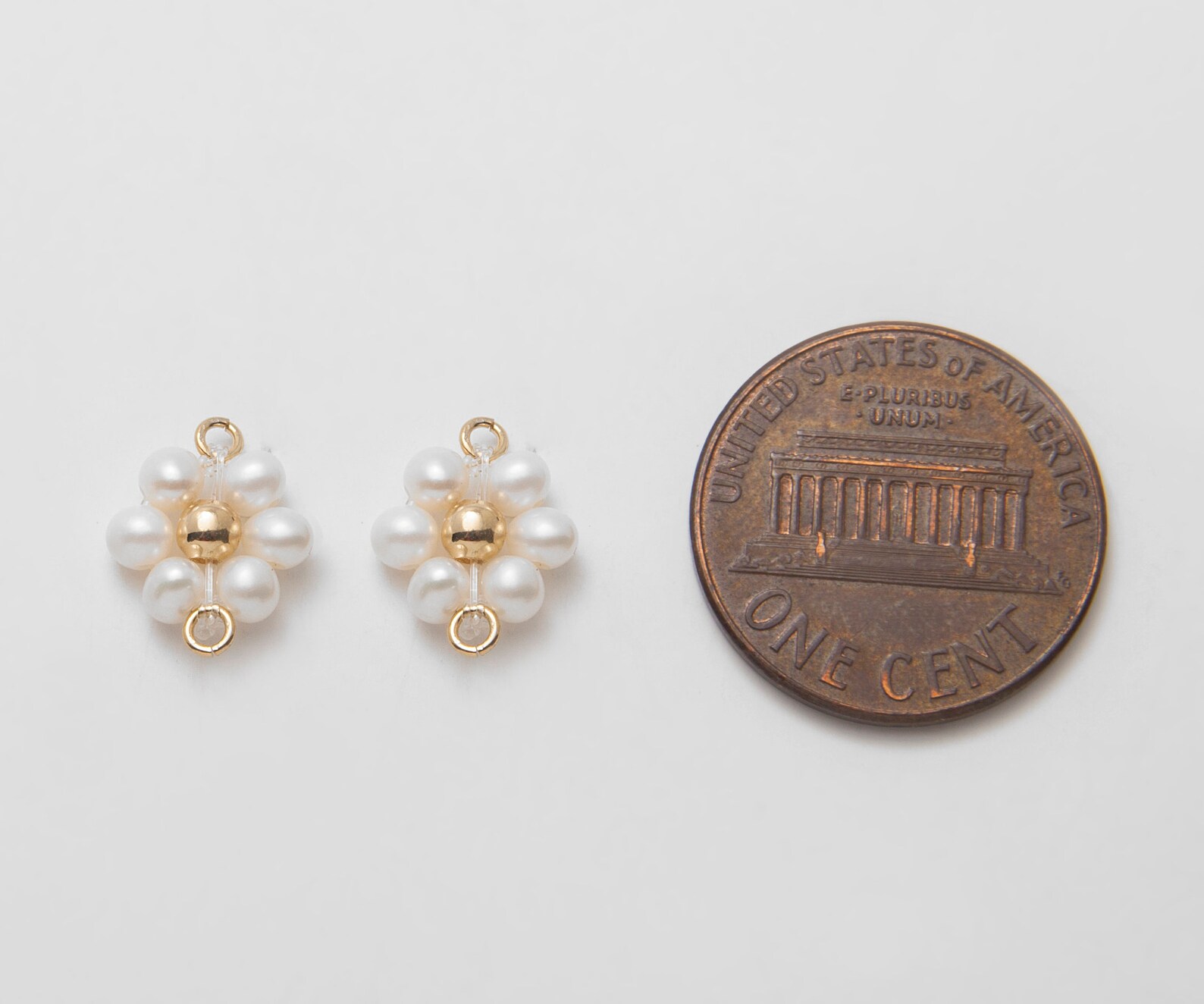 1 PC Freshwater Pearl Bead Flower Connector Pearl Flower - Etsy