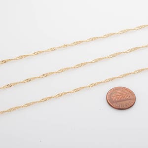 1 Meter Singapore Chain, Unique Chain Handmade Necklace Jewelry ...